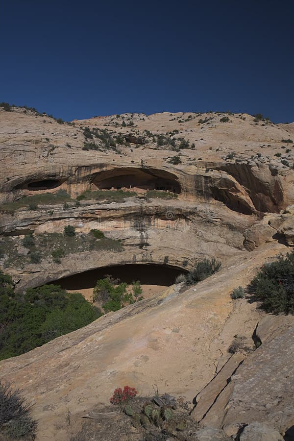 Butler Wash Ruins 3858 stock image. Image of hike, southwest - 148997853