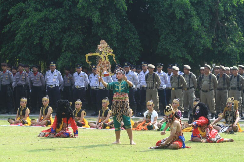 Buto Cakil Dance editorial stock image. Image of traditions - 63098944