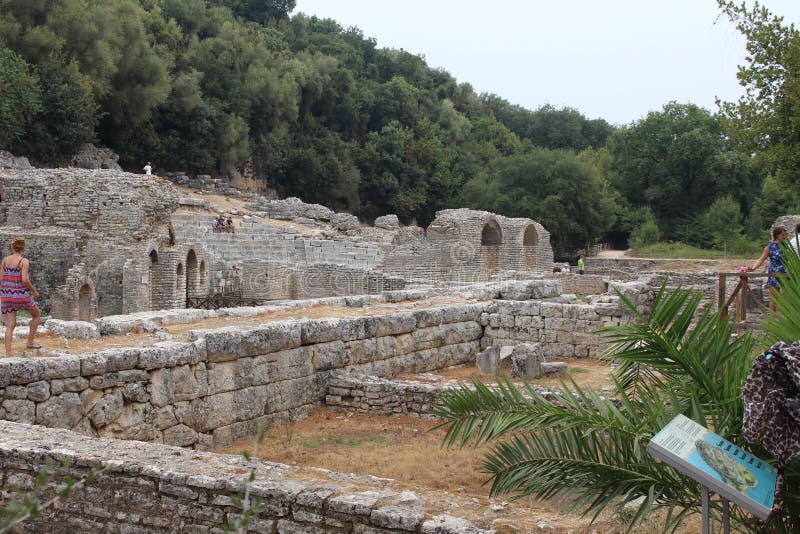 Butrint editorial stock image. Image of archaeology - 108767754