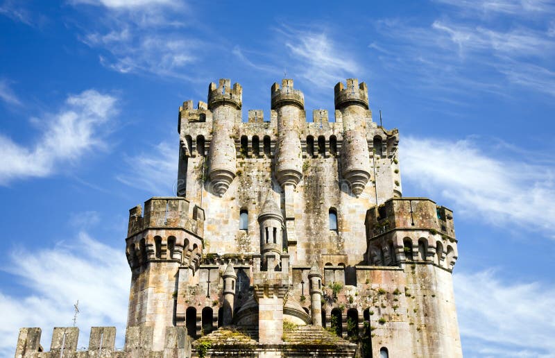 Butron s Castle stock image. Image of fortress, feudal - 286529