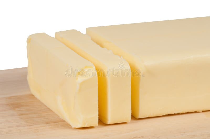 Butter Isolated on White stock photo. Image of stick - 30880388