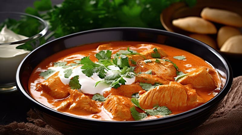 Butter Chicken Curry Stock Illustrations – 454 Butter Chicken Curry ...