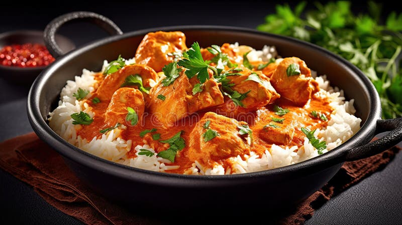 Butter Chicken Curry Stock Illustrations – 454 Butter Chicken Curry ...