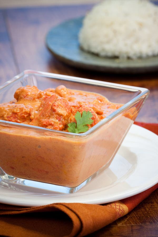 Butter Chicken - Punjabi Style Stock Photo - Image of chicken, crushed ...