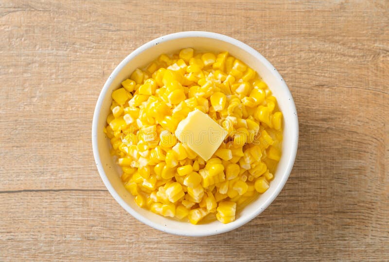 Butter corn or Sweet corn stock image. Image of closeup - 247900897