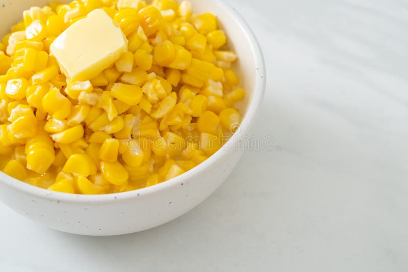Butter corn or Sweet corn stock photo. Image of natural - 253779038