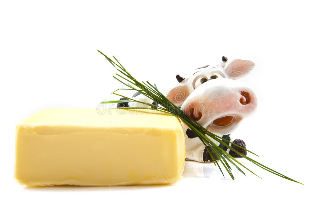 Butter cow stock photo. Image of diet, wheat, food, cheese - 16327948