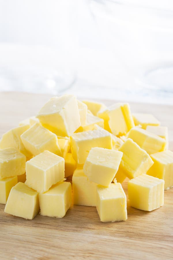 Butter cubes stock photo. Image of cubes, cooking, margarine - 17853408