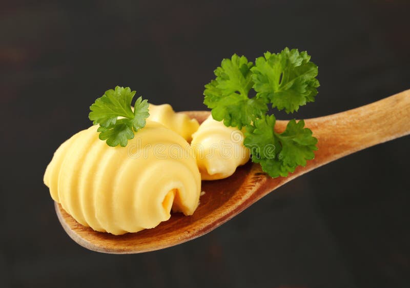 Butter curls stock image. Image of dairy, studio, margarine - 19145677