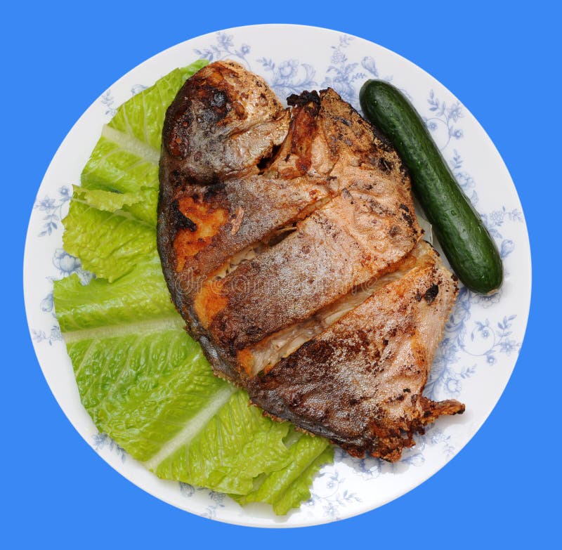 Butter fish stock photo. Image of garnish, deep, closeup - 28687006