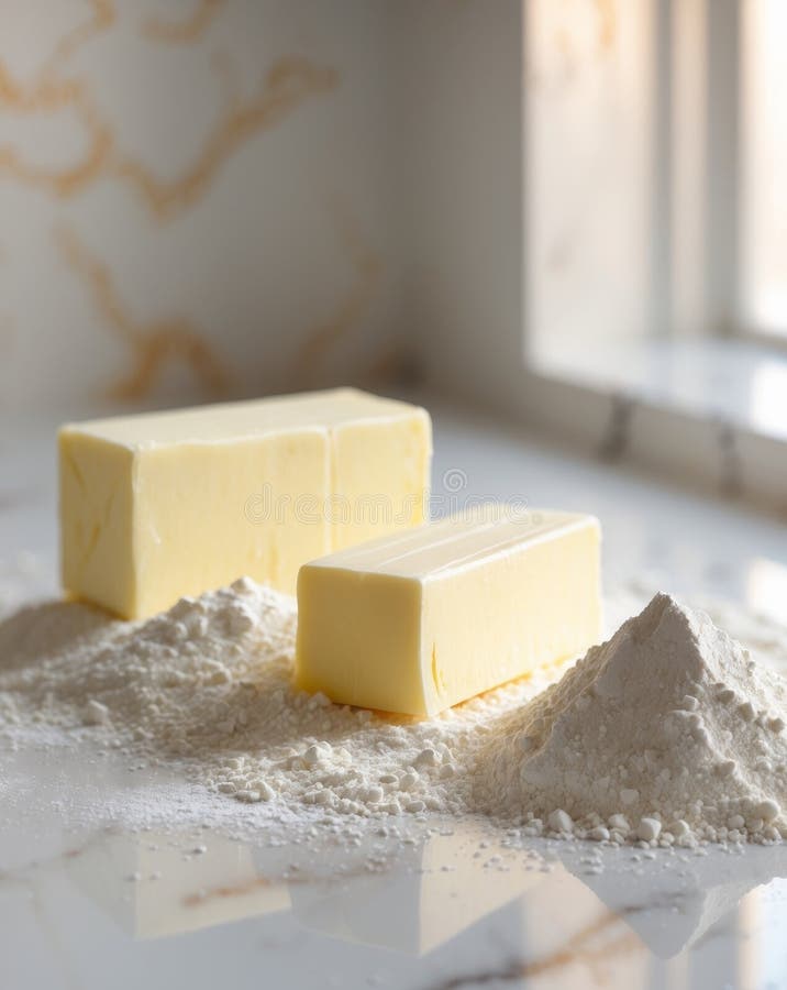 Flour Pile Ready Baking Kitchen Setting Stock Photos - Free & Royalty ...