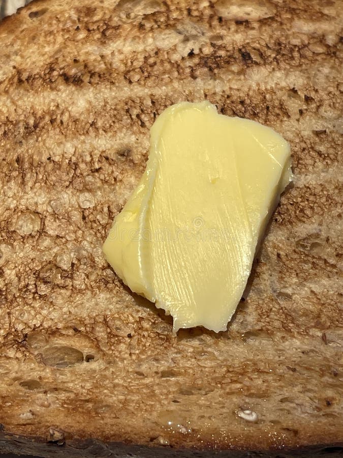 Butter on Freshly Toasted Bread Stock Image - Image of meal, toast ...
