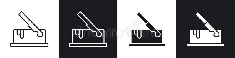 Butter icon stock vector. Illustration of thin, butter - 341276385