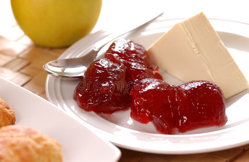 Butter and jam stock photo. Image of menu, fresh, breakfast - 2102276
