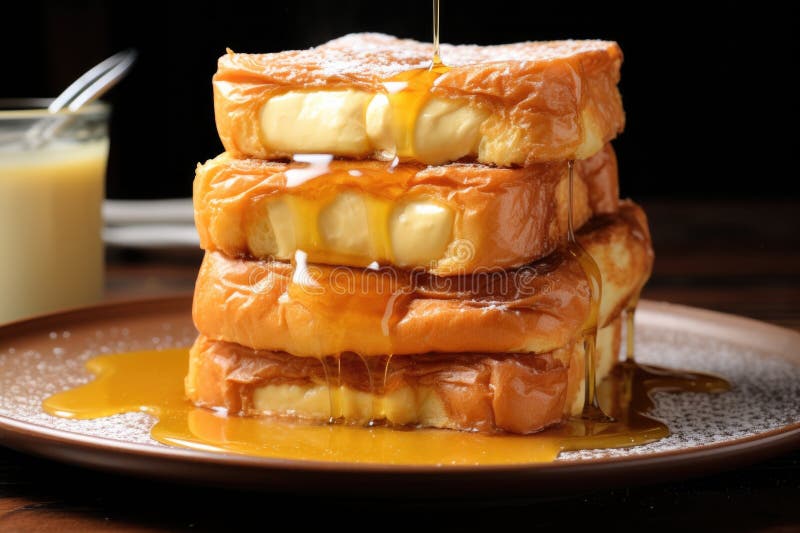 Butter Melting on Warm French Toast Stack Stock Image - Image of ...