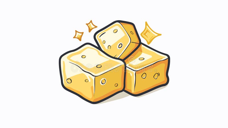 Butter Outline Icons Vector Illustration Isolated on White Background ...