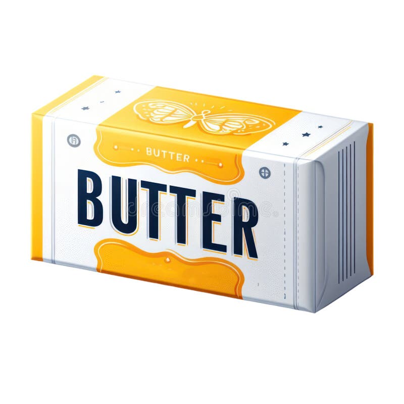 Butter package design stock vector. Illustration of banner - 256557330