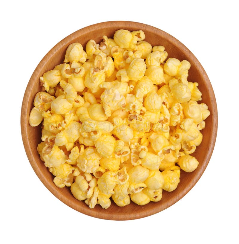 Butter popcorn stock image. Image of yellow, tasty, isolated - 33423175
