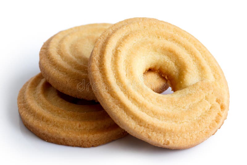 Butter ring biscuit. stock photo. Image of stack, white - 60259680