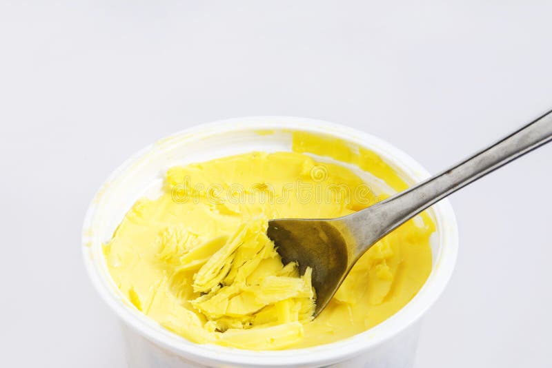 Butter with spoon stock photo. Image of clarified, cooking - 47733614