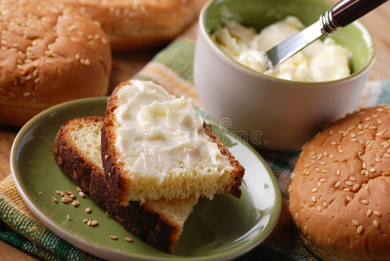 Butter on the table stock photo. Image of breakfast, cholesterol - 43949106