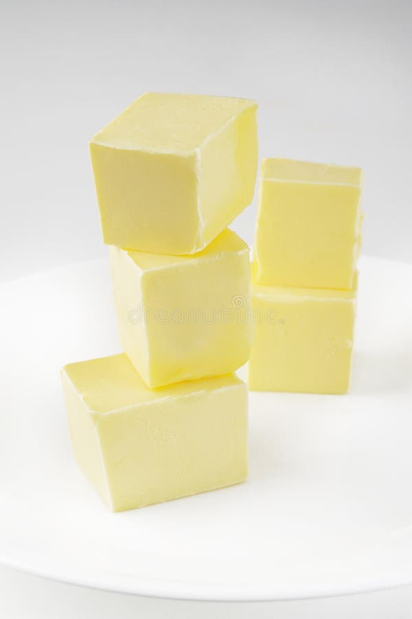 Butter on white background stock image. Image of butter - 45562175