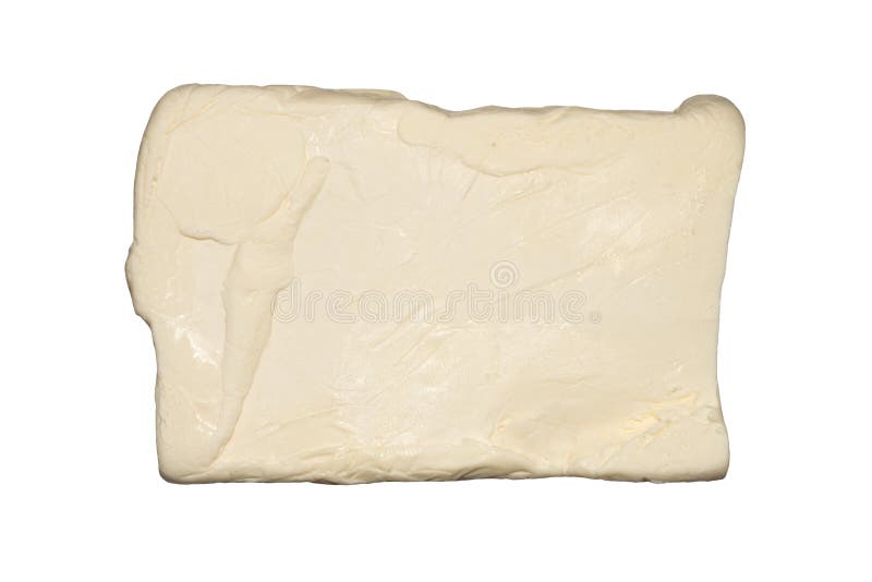 Butter on a White Background. Stock Image - Image of ingredient ...