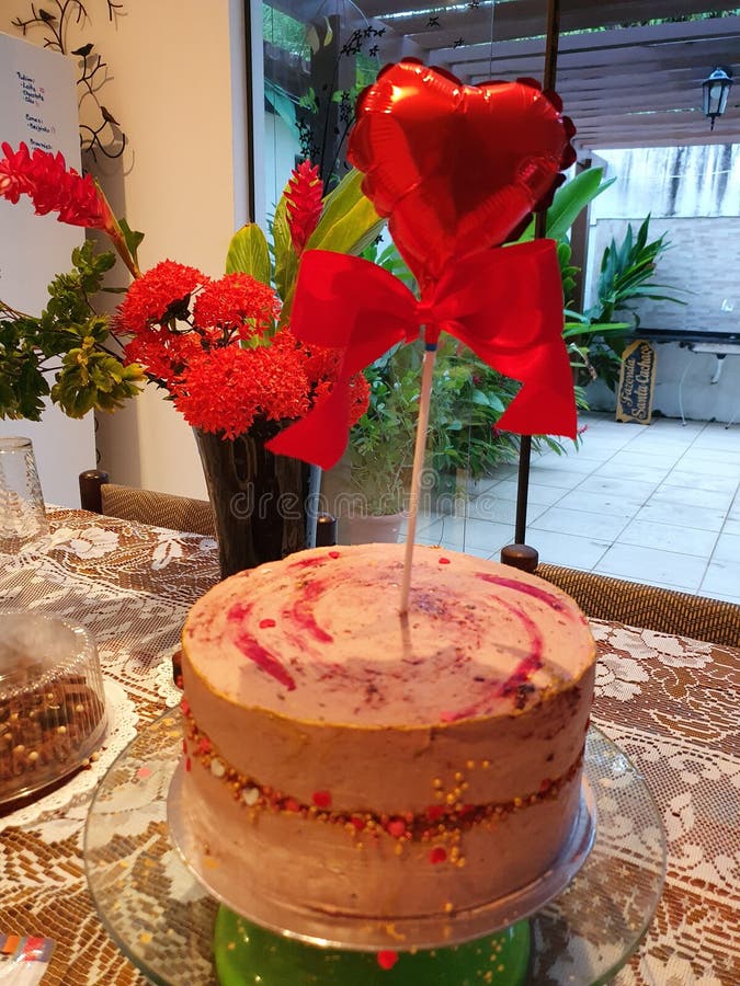 Buttercream cake Love stock image. Image of berries - 175246629