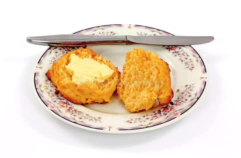 Buttered Biscuit stock photo. Image of pastel, home, food - 2120128