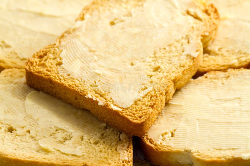 Buttered Bread stock photo. Image of enticing, butter - 305882946