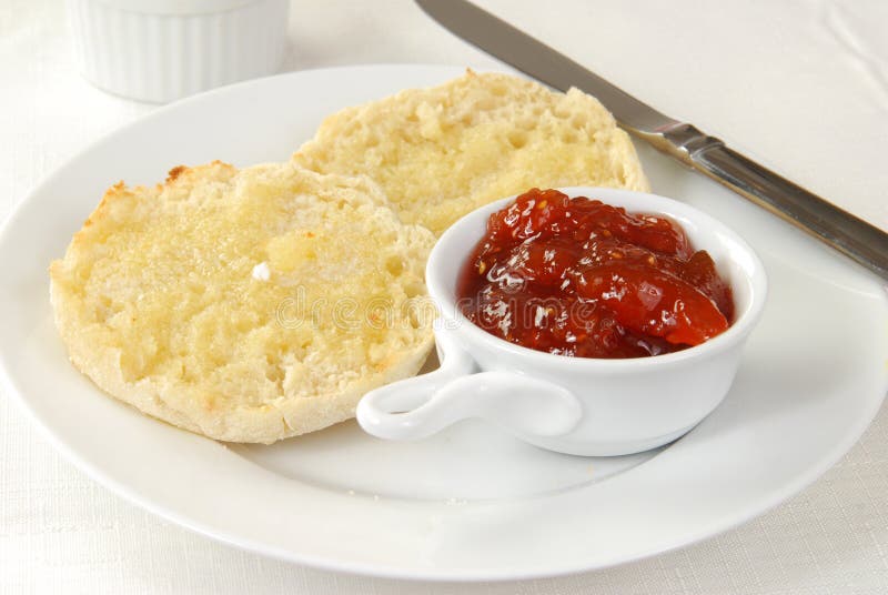 Buttered muffin stock photo. Image of baking, fresh, eating - 149402