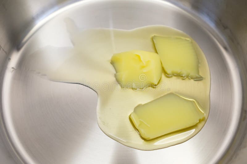 Melting Lard in a Tray in the Village Close Stock Image - Image of ...