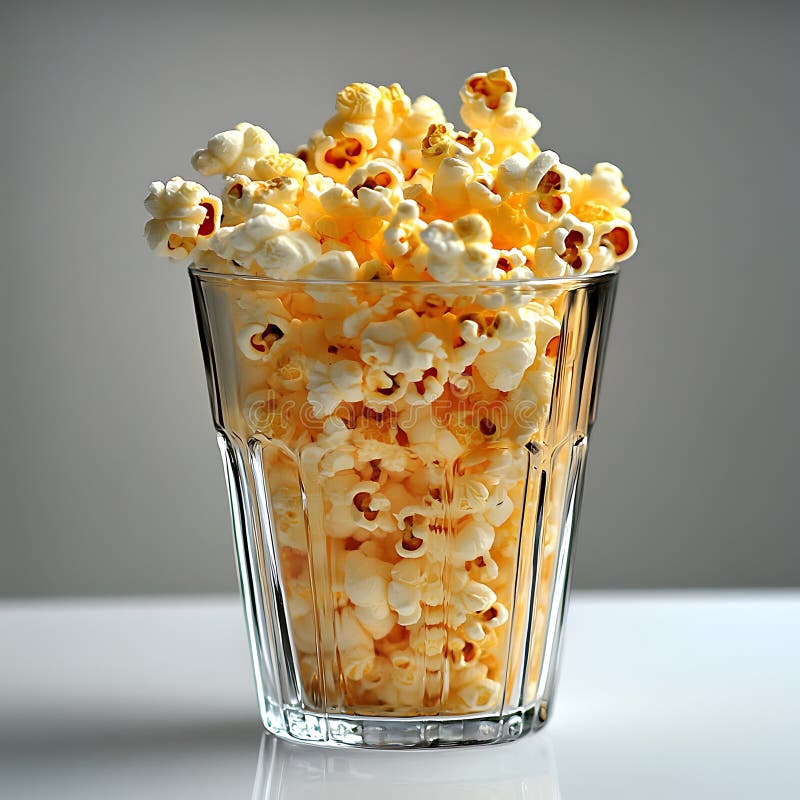 Buttered Popcorn in Bowl stock image. Image of food - 375395337