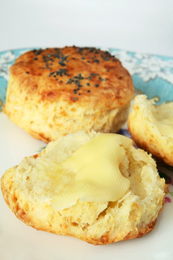 Buttered Scone stock image. Image of snack, baked, white - 1432895