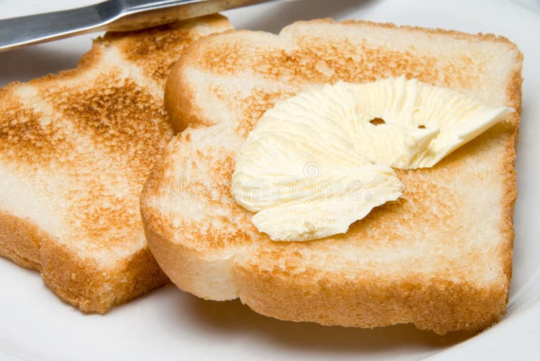 Buttered Toast stock image. Image of crust, bread, margarine - 13082259