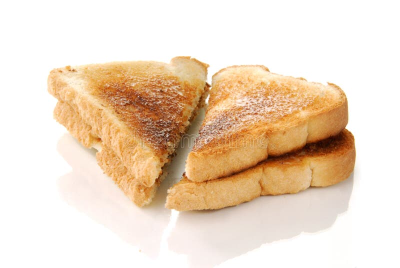 Buttered toast stock image. Image of bread, white, grain - 18404171