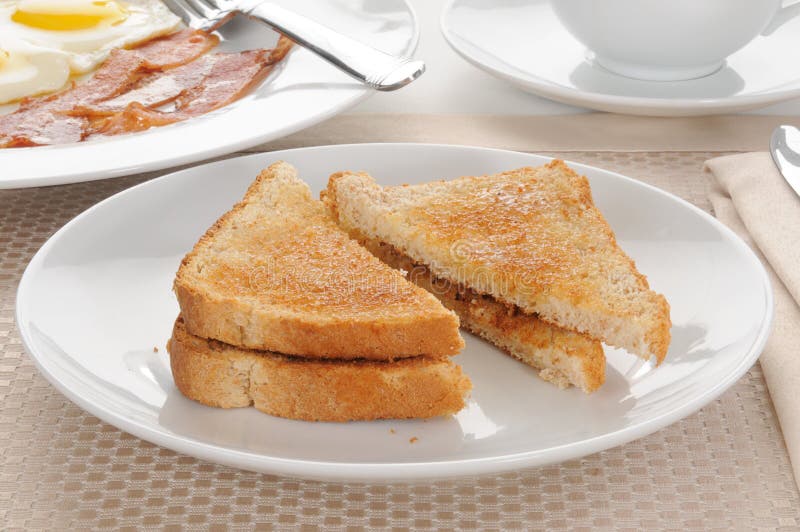 Buttered toast stock image. Image of bread, white, grain - 18404171