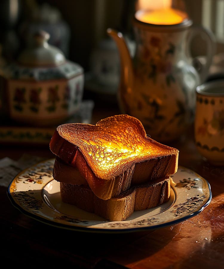 Buttered Toast stock image. Image of cooking, breakfast - 304121685