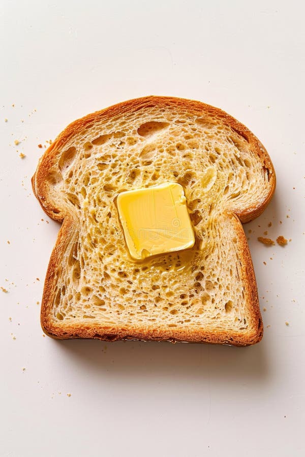 Buttered Toast on Wheat Bread Stock Photo - Image of texture, homemade ...