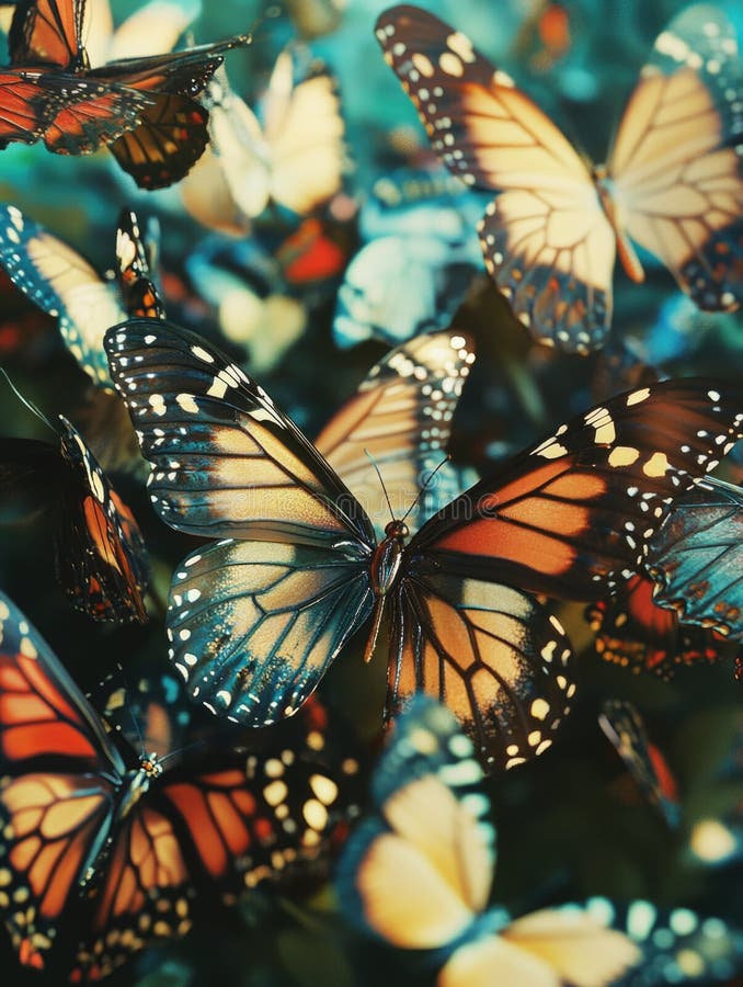 Butterflies in Flight stock photo. Image of insects - 381251708
