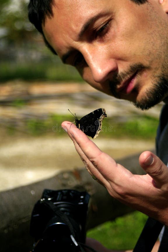 Butterflies scientist stock image. Image of friend, familiar - 1392977