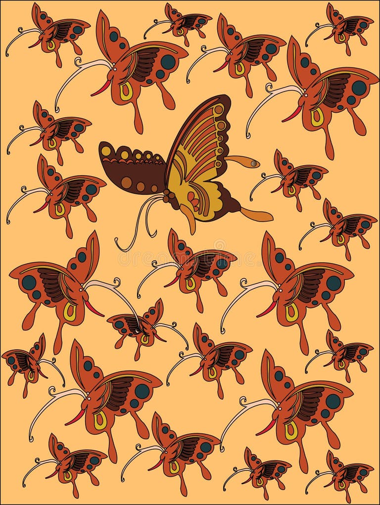 Butterfly Flying Positions Stock Illustrations – 23 Butterfly Flying ...