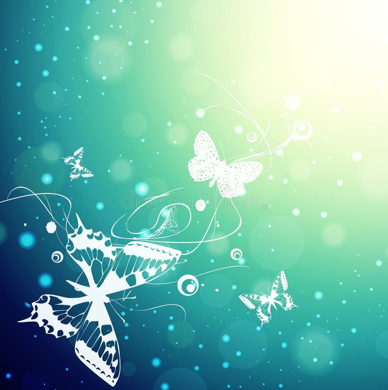 Butterflies stock vector. Illustration of silhouette - 30640877