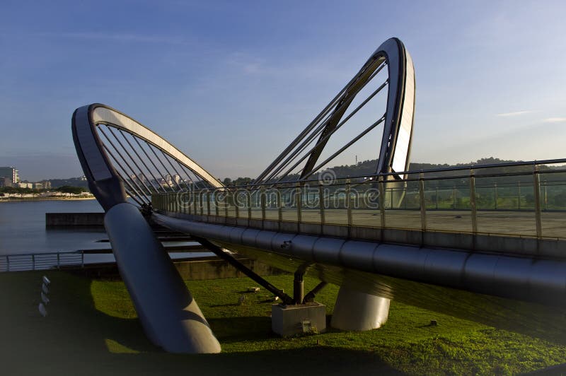 Butterfly Arch Bridge stock image. Image of malaysia - 12131547