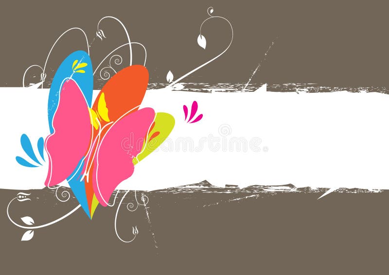 Butterfly Background Design Stock Vector - Illustration of nature ...