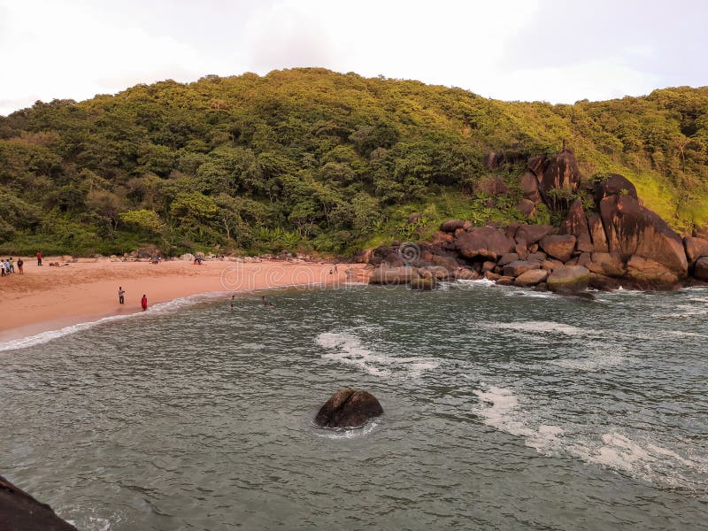 Butterfly Beach in Goa. Beach and Rocks Stock Photo - Image of beach ...
