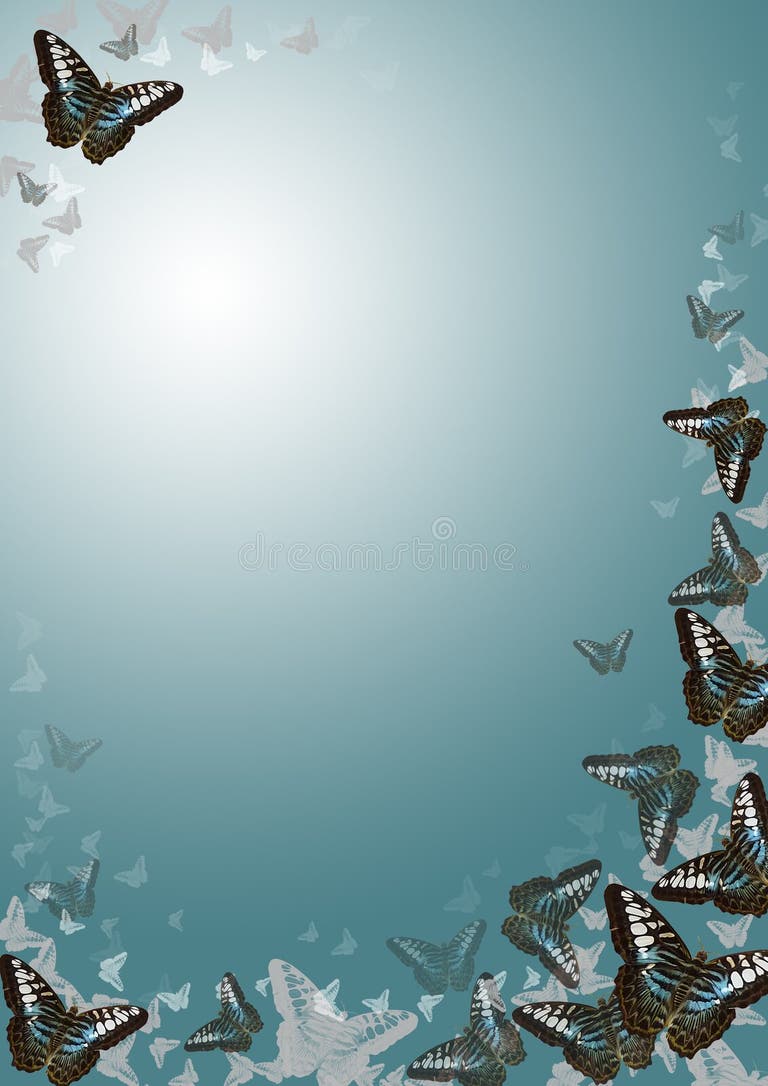 Butterfly Clipart Border Stock Illustrations – 1,333 Butterfly Clipart ...
