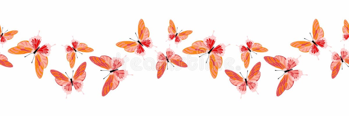 Coral Butterfly Stock Illustrations – 3,237 Coral Butterfly Stock ...