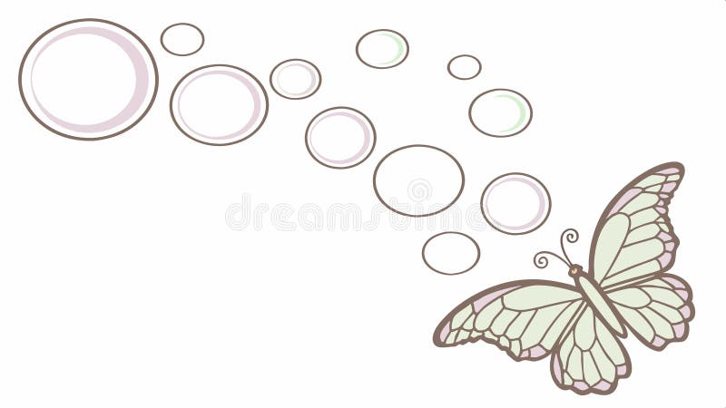 Butterfly and Bubbles, Representing Nature, Spring, and Delicate Beauty ...