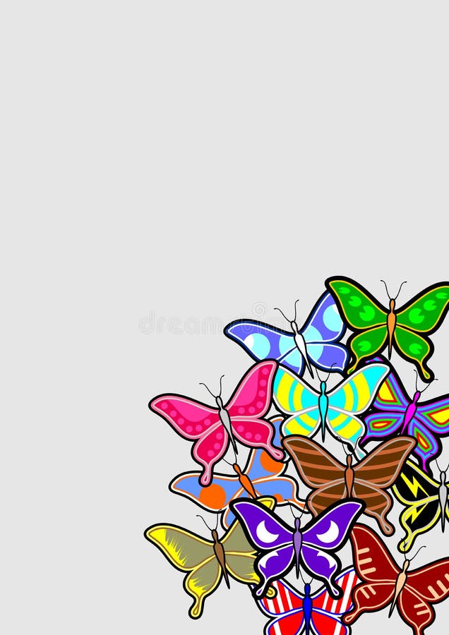 Butterfly cover stock vector. Illustration of style, unique - 36963560